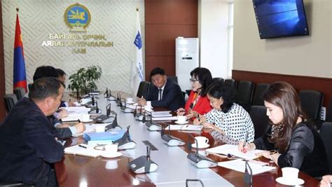БОАЖ ын сайд Д Сарангэрэл Монголын Мянганы сорилтын сангийн удирдлагыг хүлээн авч уулзлаа