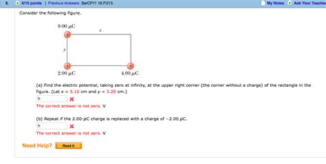 Solved 5 0 10 Points Previous Answers Sercp11 16 P013 My