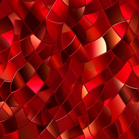 Premium Ai Image A Close Up Of A Red Abstract Mosaic Tile Background Generative Ai