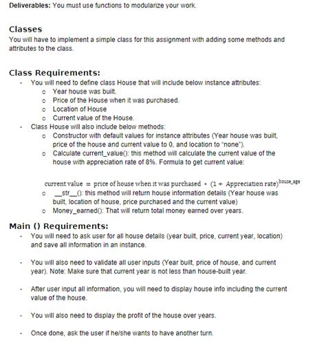 Solved Classes You Will Have To Implement A Simple Class For Chegg Com