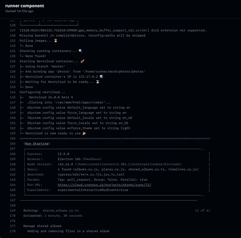 Component Testing Starts A Nextcloud Instance · Issue 1649 · Nextcloud