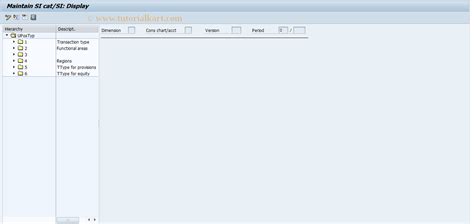 CX S SAP Tcode Display Subitem Category Subitem