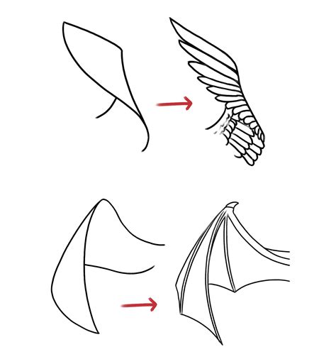 날개 그리는 법 한 번에 배워보세요 Learn How To Draw Wings Master The Technique In One Go