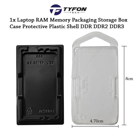 1pcs Laptop Ram Memory Packaging Storage Box Case Protective Plastic Shell Ddr Ddr2 Ddr3