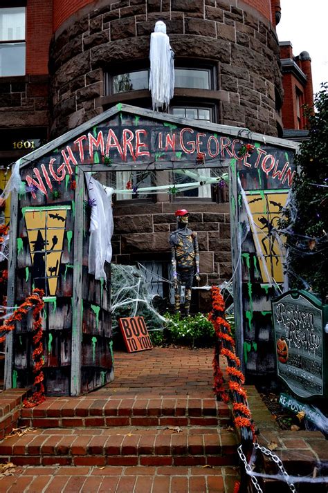 Halloween Decorations Georgetown Washington Dc Denis Williams Flickr