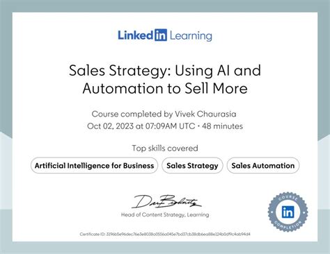 Vivek Chaurasia On Linkedin Certificate Of Completion