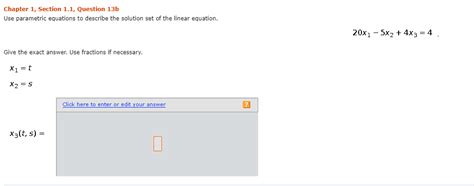 Solved Chapter 1 Section 11 Question 13b Use Parametric