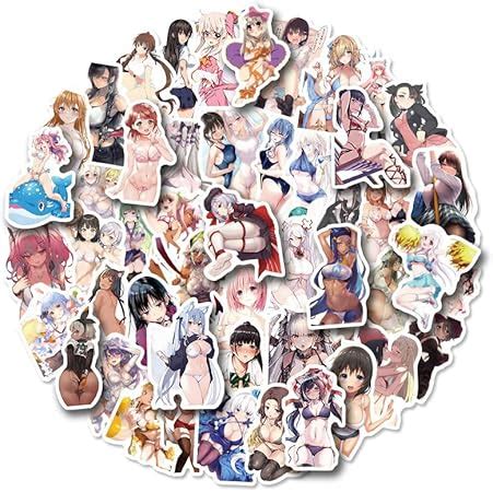 Amazon Com Anime Sexy Girl Laptop Stickers 50 PCS Waterproof Vinyl Decals For Laptop