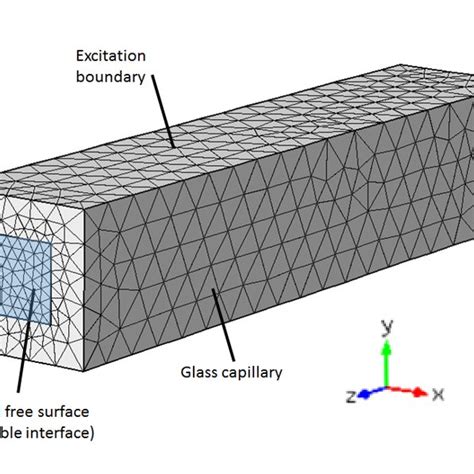 Finite Element Model Of Capillary Acoustic Resonances Within The