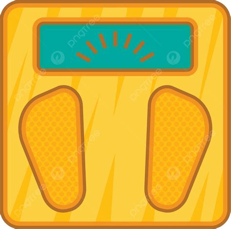 Scale Iconcartoon Style Isolated Object Gram Vector Isolated Object