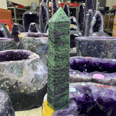 Trụ Ruby Xanh Lá Tpt 003 Thạch Anh Việt