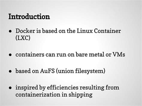 PostgreSQL Setup Using Docker PPT