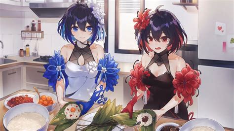 Seele Vollerei Seele And Seele Vollerei Honkai And More Drawn By Swkl D Danbooru