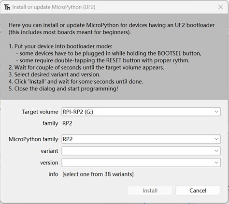 Pico W5 Tutorial Elecrow Wiki