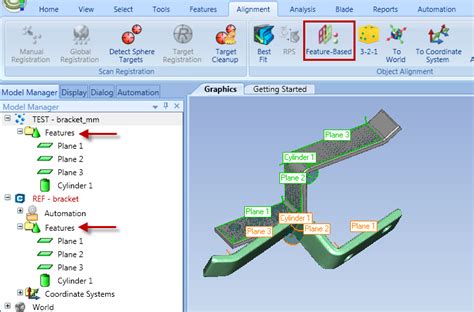 In Geomagic Control Why Is The Feature Alignment Command Inactive And