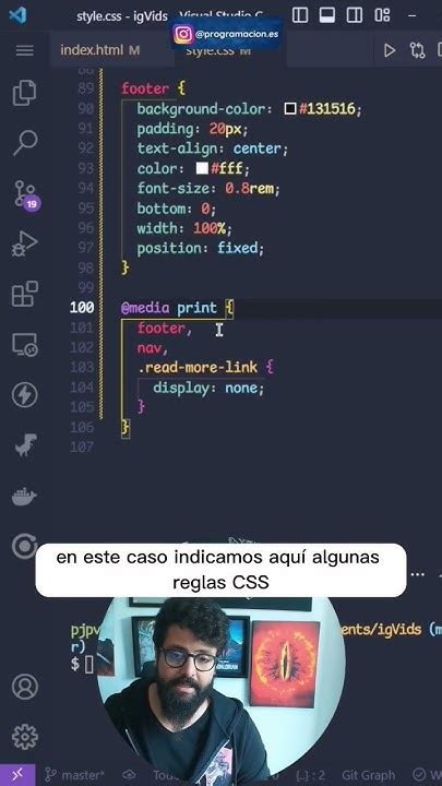 👨‍💻 Css Media Print 😎🤘 Shorts Programacionenespañol Youtube