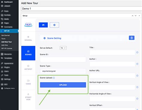 How To Add A Scene To Your Virtual Tour WP VR