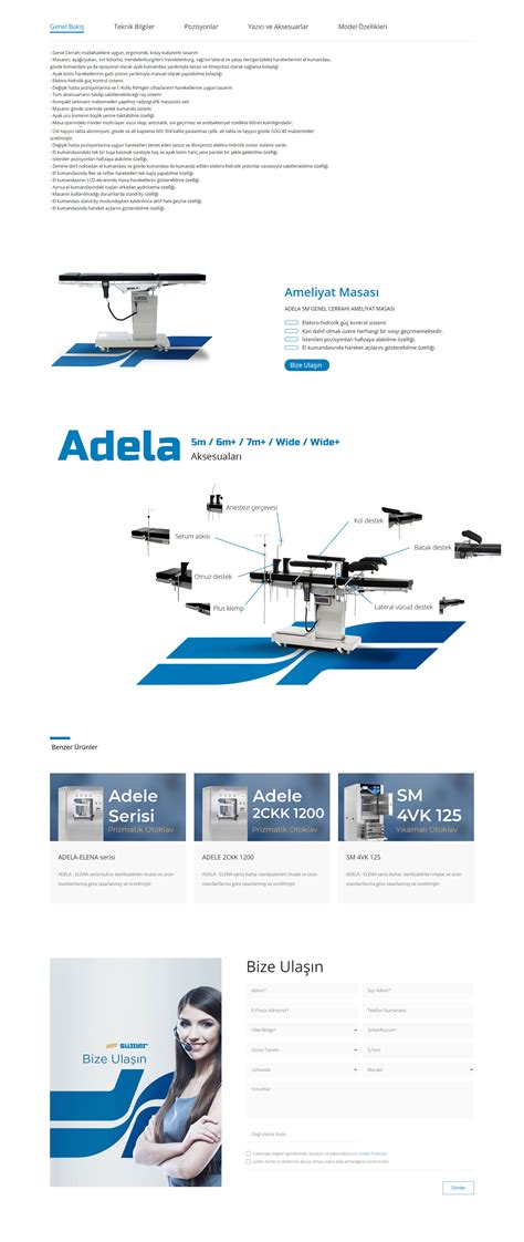 Operating Tables Sümer Uluslararası Sanayi Ve Ticaret A Ş