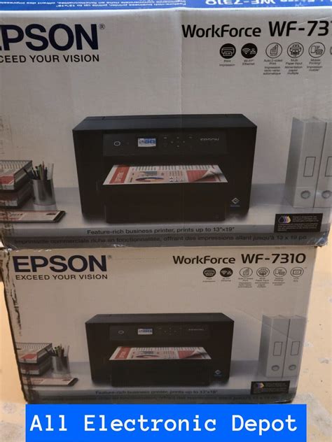 Used New Epson Workforce Pro Wf 7310 Wireless Color Wide Format Printer Ubbthreads