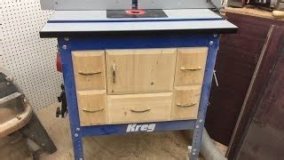 Kreg Benchtop Router Table Woodworking Challenge