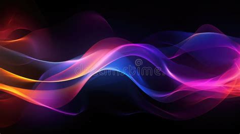 Energy Flow Background Abstract Illustration Stock Illustration