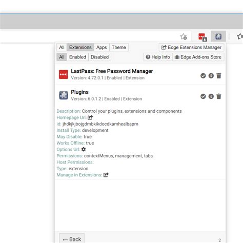Plugins Button · Extension