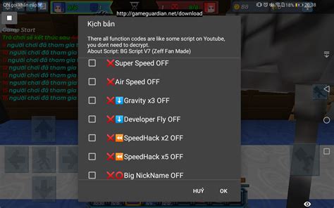 Blockman Go Script V Zeff S Fan Made LUA Scripts GameGuardian