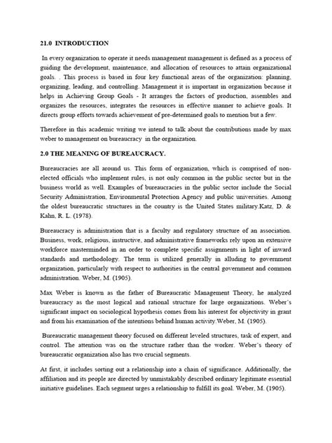 Fred Assignment 1 Pdf Bureaucracy Max Weber