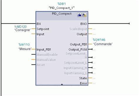 Implémentation Dun Correcteur Pid Dans Un Automate SystÈmes Asservis