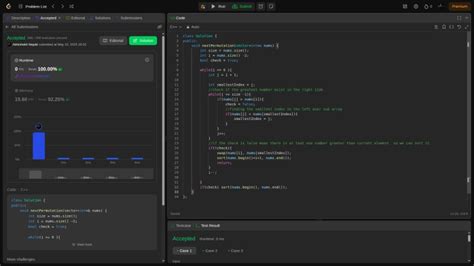 Day5 8thquestion Dsa Leetcode Nextpermutation 100daysofcode Greedy Abhishekh Nepali