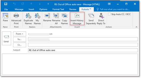 Reply Reply All Without Or With History In Outlook