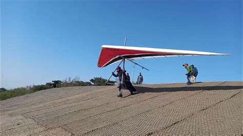 행글라이더 행글라이딩 이륙 장면 날개클럽 이중섭 파일럿 Youtube