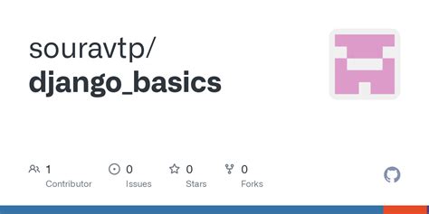 GitHub Souravtp Django Basics