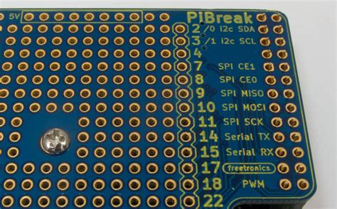 Pibreak Raspberry Pi Prototyping Board Freetronics
