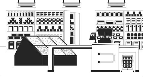 Best Supermarket Checkout Counter Illustration Download In Png And Vector