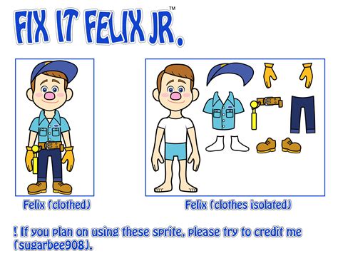 Fix It Felix Jr Vector Grapix By Sugarbee908 On Deviantart
