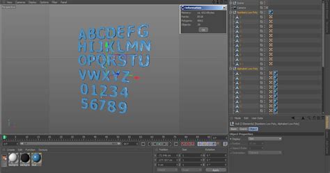 알파벳 로우 폴리 3d 모델 9 3ds C4d Dae Dxf Fbx Obj Wrl Unknown Free3d