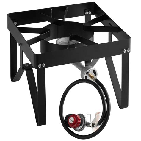 Backyard Pro Square Single Burner Outdoor Patio Stove Range 55000 Btu