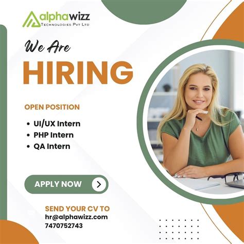 Internship Techjobs Uiux Php Qa Alphawizztechnology Joinus