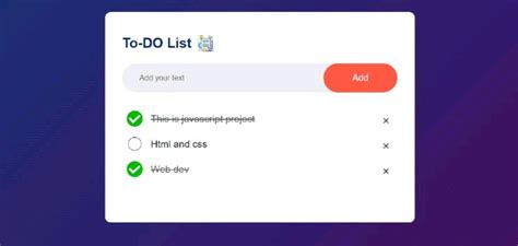Created A To Do List With Html Css And Javascript Md Majid Naseem Posted On The Topic Linkedin