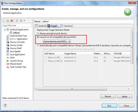 Android How To Run Multiple Emulator And Devices Stack Overflow