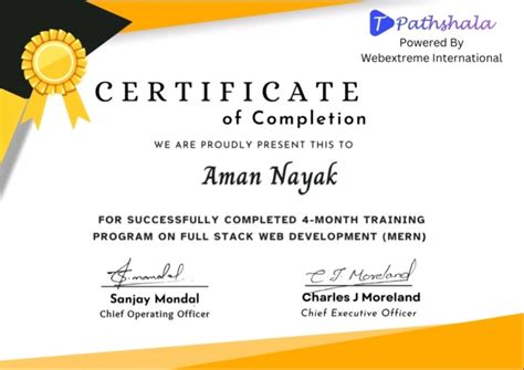 Aman Nayak On Linkedin I Am Happy To Share That I Have Successfully