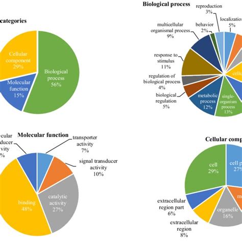 function classifications of go terms of c sinensis transcripts based