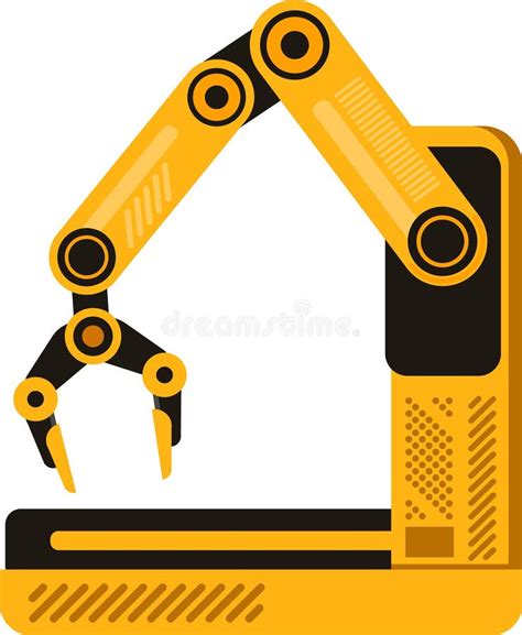 Modern Robotic Arm Performing Tasks In A Manufacturing Plant Highlighting Advanced Automation