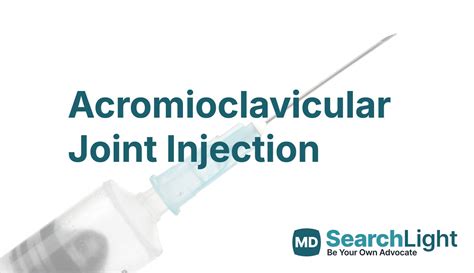 Acromioclavicular Joint Injection Shoulder Joint Injection Md Searchlight