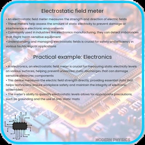 Electrostatic Field Meter Precision Safety And Ease Of Use