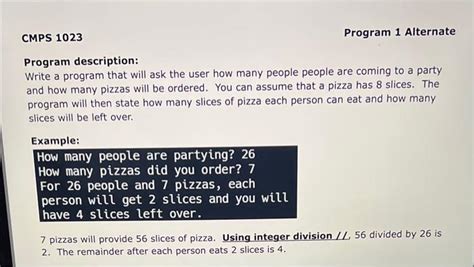 Solved Program Description Write A Program That Will Ask