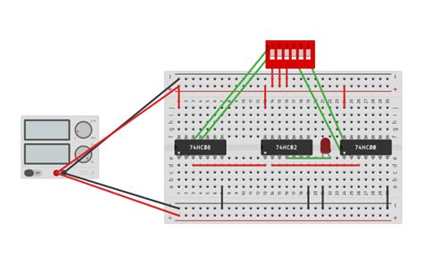 circuit design atividade 2 circuitos digitais tinkercad