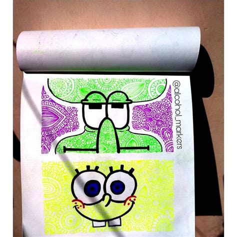 Symmetrical Squidward And Rectangular Spongebob 😁