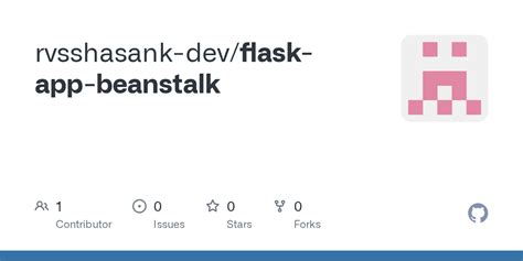 Github Rvsshasank Devflask App Beanstalk